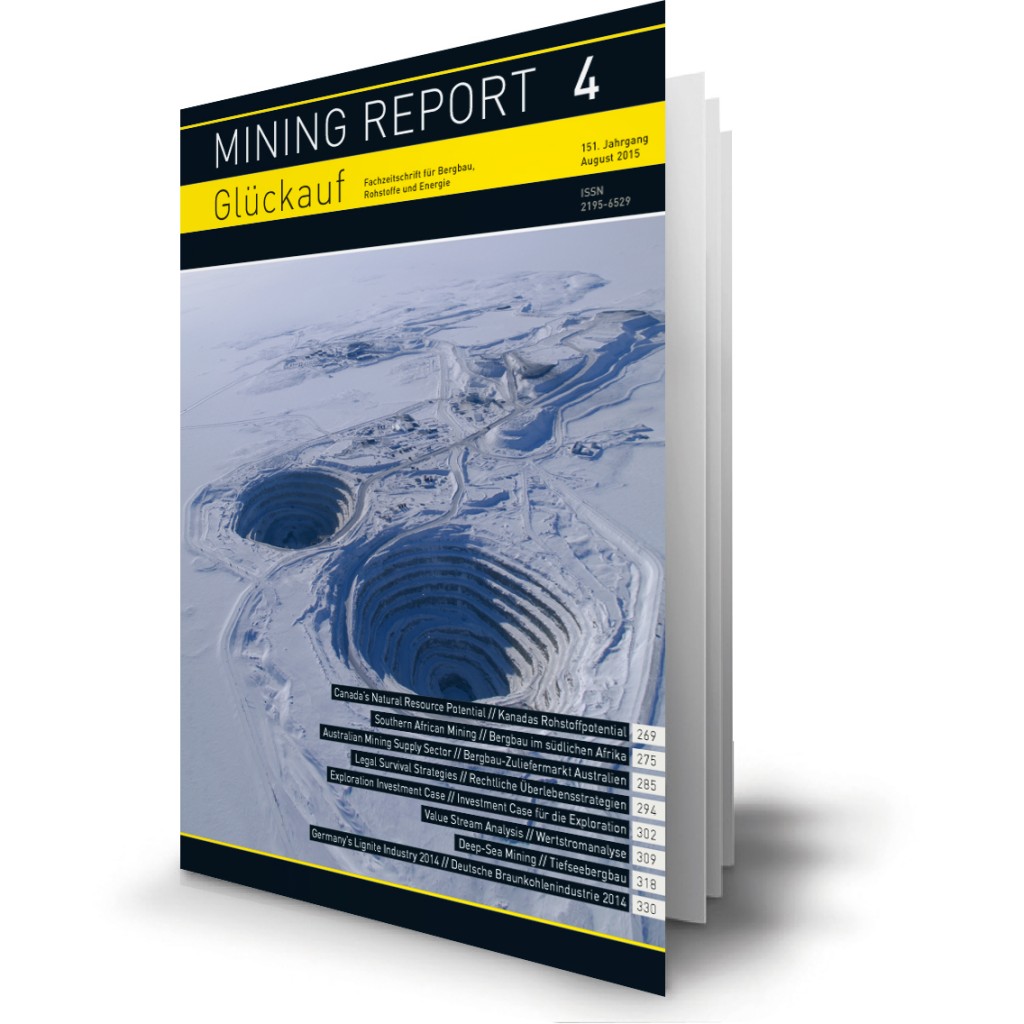 Mining Report Glückauf | Ausgabe 4 | August 2015 - MINING REPORT