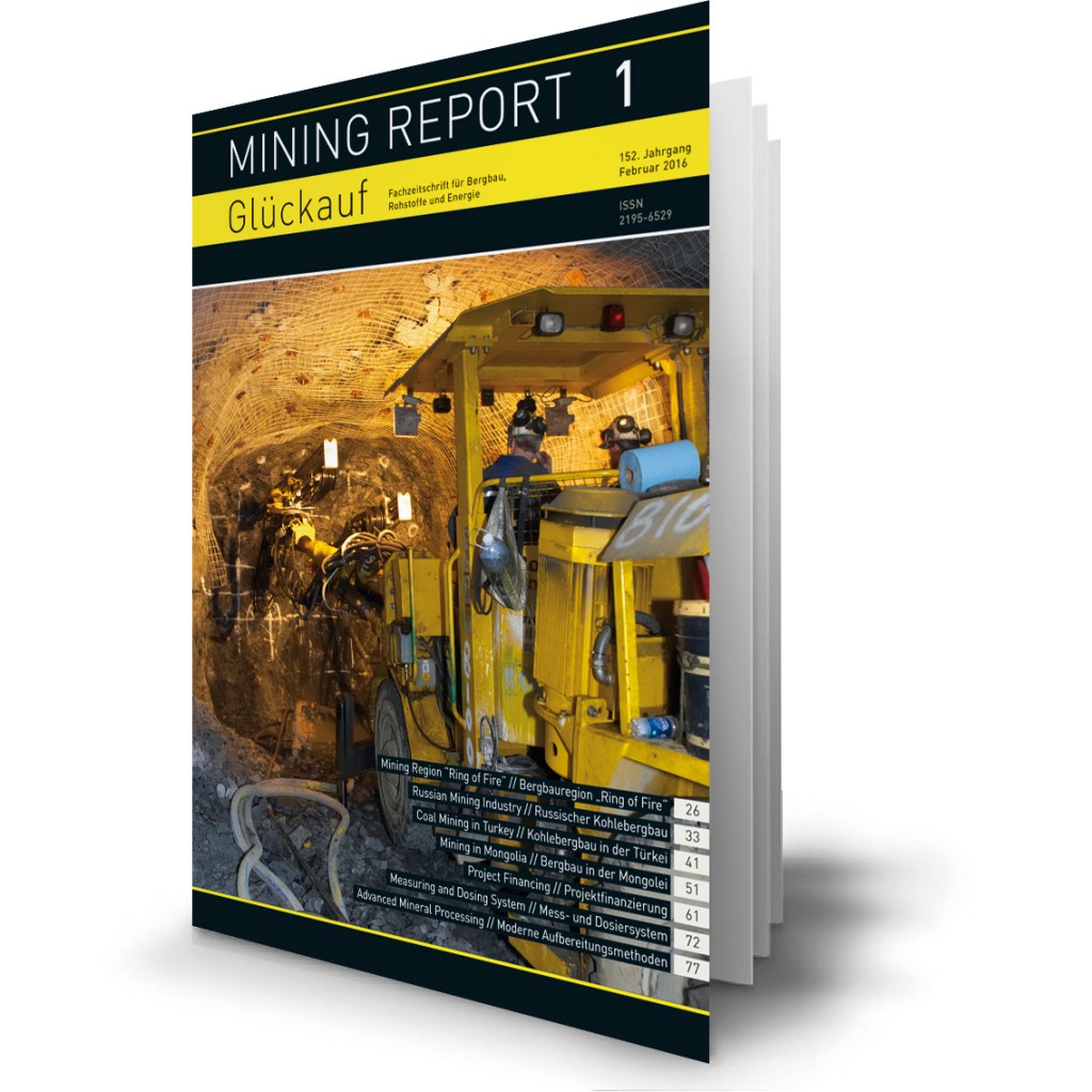 Mining Report Glückauf | Ausgabe 1 | Februar 2016 - MINING REPORT