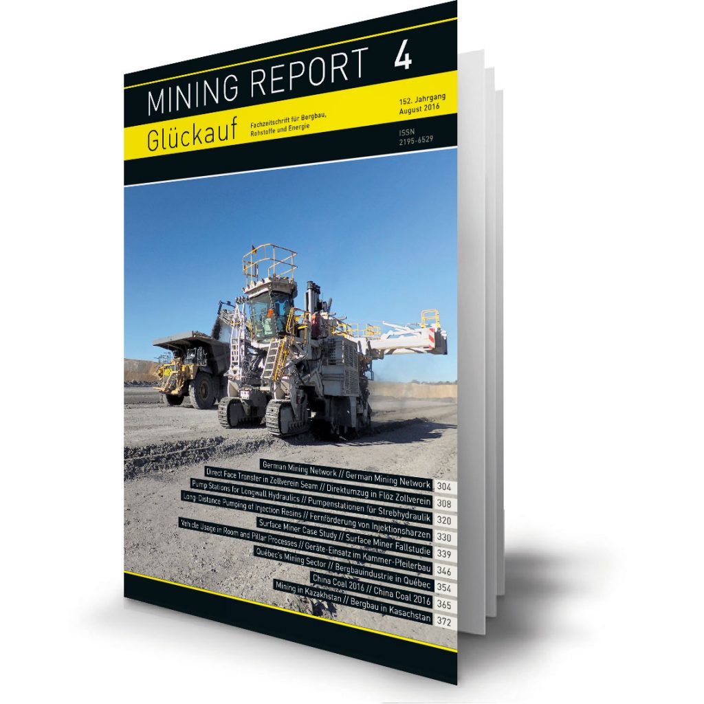 Mining Report Glückauf | Ausgabe 4 | August 2016 - MINING REPORT