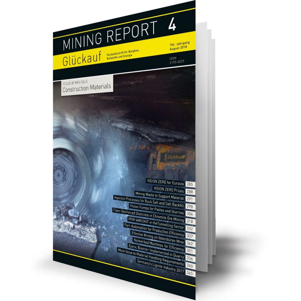Mining Report Glückauf | Ausgabe 4 | August 2018 - MINING REPORT