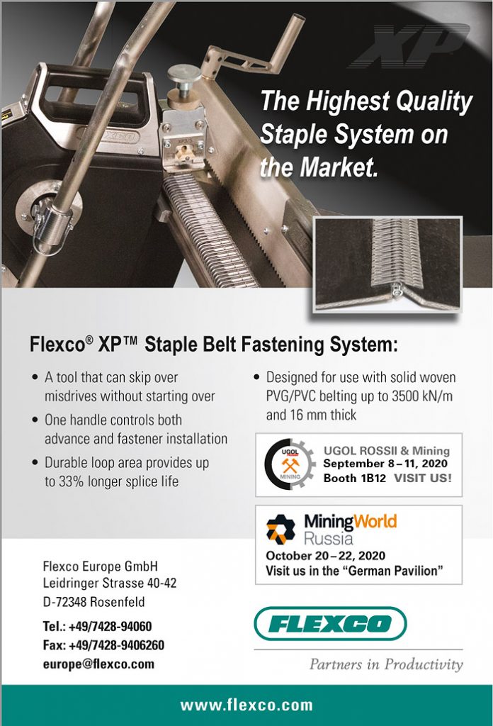 Flexco XP Staple Belt Fastening System - MINING REPORT